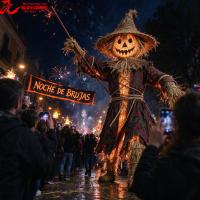 China Customized Halloween Scarecrow Lantern Illuminated Giant Pumpkin Scarecrow for sale