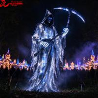 China Illuminated Sickle Outdoor Halloween Lanterns Personalized Festival Lanterns for sale