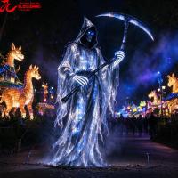 China Illuminated Sickle Outdoor Halloween Lanterns Personalized Festival Lanterns for sale