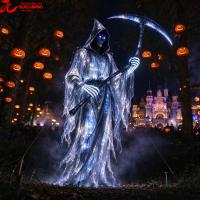 China Illuminated Sickle Outdoor Halloween Lanterns Personalized Festival Lanterns for sale