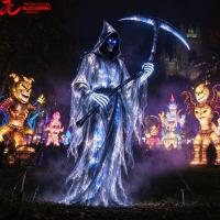 China Illuminated Sickle Outdoor Halloween Lanterns Personalized Festival Lanterns for sale