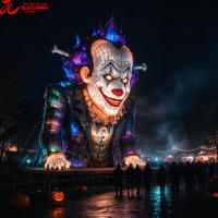 China Halloween LED Frankenstein Lantern Illuminated Festival Display for sale