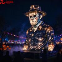 China Halloween LED Frankenstein Lantern Illuminated Festival Display for sale