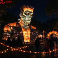 China Halloween LED Frankenstein Lantern Illuminated Festival Display for sale