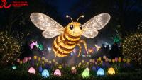 China Custom Giant Easter Bee Lantern | LED Illuminated Festival Display for sale