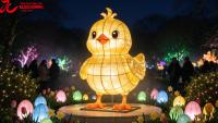 China Illuminated Easter Chick Lantern LED Festival Display Lantern for sale