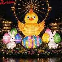 China Illuminated Easter Chick Lantern LED Festival Display Lantern for sale