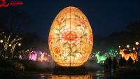 China Custom Giant Easter Egg Lantern LED Illuminated Festival Display Lantern for sale