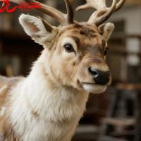 China Custom Realistic Animatronic Reindeer For Holiday Theme Park Displays for sale