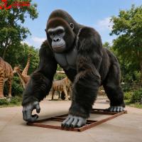 China Large Realistic Animatronic Gorilla Model Lifelike CE LVD Approval for sale