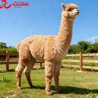 China Alpaca Animatronic Animals Lifelike Animatronic Models For Wildlife Park for sale