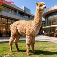 China Alpaca Animatronic Animals Lifelike Animatronic Models For Wildlife Park for sale