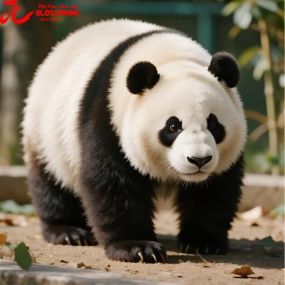 China Personalized Panda Animatronic Animals Life Size Animatronic Models for sale
