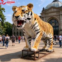 China Animatronic Tiger Model Realistic Animatronic Animals Customized for sale