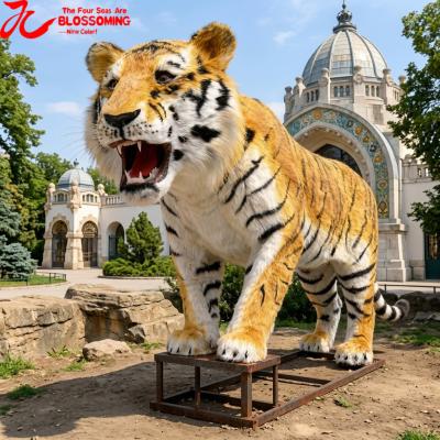 China Animatronic Tiger Model Realistic Animatronic Animals Customized for sale