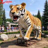 China Animatronic Tiger Model Realistic Animatronic Animals Customized for sale
