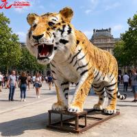 China Animatronic Tiger Model Realistic Animatronic Animals Customized for sale