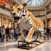 China Animatronic Tiger Model Realistic Animatronic Animals Customized for sale