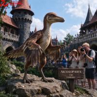 China CE LVD Archaeopteryx Dinosaur Model Animatronic Dinosaurs Giant Size for sale