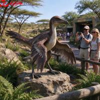 China CE LVD Archaeopteryx Dinosaur Model Animatronic Dinosaurs Giant Size for sale