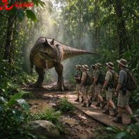 China Custom Ceratosaurus Dinosaur Animatronic Model For Theme Parks And Zoos for sale