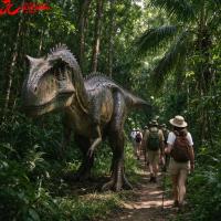 China Custom Ceratosaurus Dinosaur Animatronic Model For Theme Parks And Zoos for sale