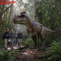 China Custom Ceratosaurus Dinosaur Animatronic Model For Theme Parks And Zoos for sale