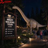 China Outdoor Giant Animatronic Dinosaur Diplodocus Dinosaur Animatronic For Museums for sale