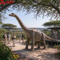 China Outdoor Giant Animatronic Dinosaur Diplodocus Dinosaur Animatronic For Museums for sale