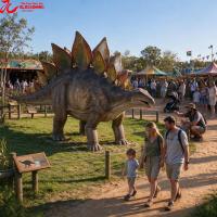 China Life Size Stegosaurus Animatronic Dinosaurs For Museums Parks for sale