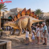 China Life Size Stegosaurus Animatronic Dinosaurs For Museums Parks for sale