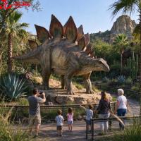 China Life Size Stegosaurus Animatronic Dinosaurs For Museums Parks for sale