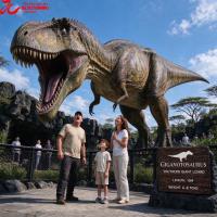 China Realistic Dinosaur Animatronic Giganotosaurus Dinosaur Model Customized for sale