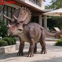 China Custom Sound Animatronic Triceratops Dinosaur Model For Exhibitions for sale
