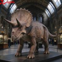 China Custom Sound Animatronic Triceratops Dinosaur Model For Exhibitions for sale