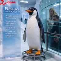 China Custom Large Realistic Fiberglass Penguin Model For Zoos Theme Parks for sale
