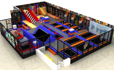 China 12FT 14FT 15FT Trampoline Park Manufacturer Fade Resistant Trampoline Amusement Park for sale