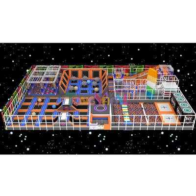 China Adult Custom Trampoline Park Safety Indoor Amusement Park Rich In Themes for sale
