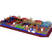 China Non Toxic Trampoline Park Equipment UV Resistant Mall Trampoline Park Customizable for sale