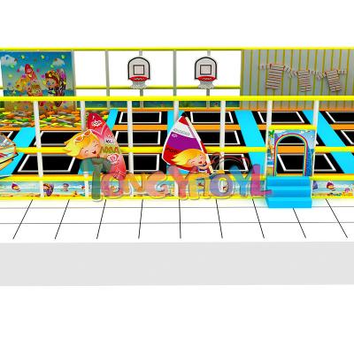 China 8FT Commercial Trampoline Park Indoor Kids Indoor Trampoline Play Area for sale