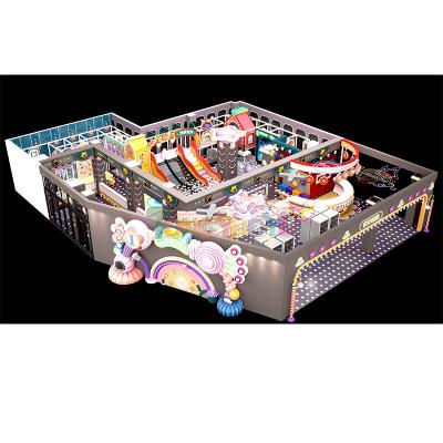 China 240 Squares Candy Theme Indoor Playground ODM Indoor Playground Furniture Unisex for sale