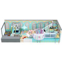 China Green Multi Functional Play Soft Indoor Playground Children Playground for sale