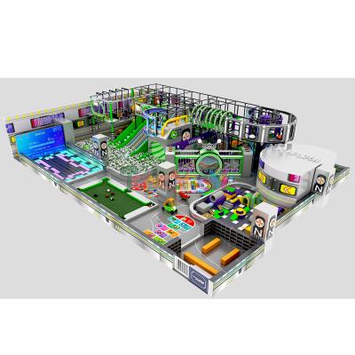 China Unisex Custom Indoor Playground High Altitude Extension Maze Equipment Cool for sale