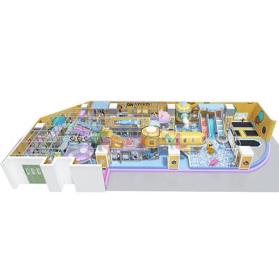 China Kids Indoor Play Ground Equipment Safety Fun Indoor Playground Space Theme for sale