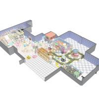 China Indoor Playground Equipment Soft Children Playground For Shopping Malls for sale