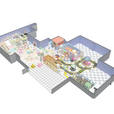 China Indoor Playground Equipment Soft Children Playground For Shopping Malls for sale