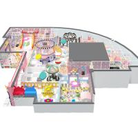 China Customizable Theme Indoor Playground Equipment Large Size Indoor Playground Structures Vivid Colors for sale