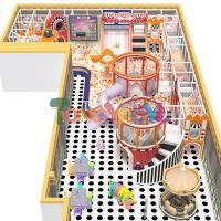 China Orange Indoor Commercial Playground Equipment Fantasy Theme Soft Play Playground Equipment for sale