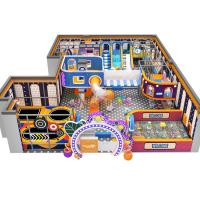 China Childrens Indoor Playground Equipment 100 Squares Indoor Commercial Playground Equipment for sale
