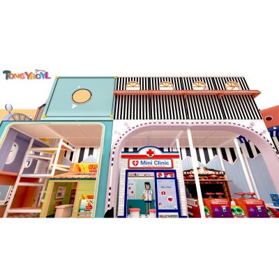 China Indoor Role Play House Customizable Themes Indoor Playroom Equipment CE Approved for sale